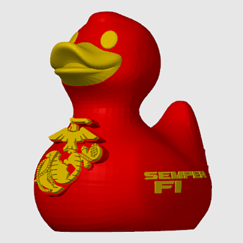 Military 3D ducks – Cruising Quackers