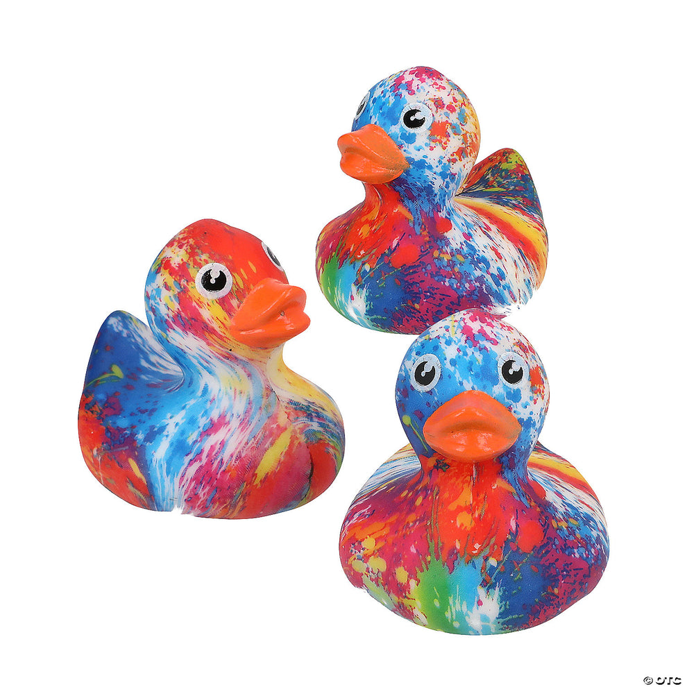 Bright Color Swirl Tie Dye Vinyl Rubber Ducks - by the dozen | Cruising ...