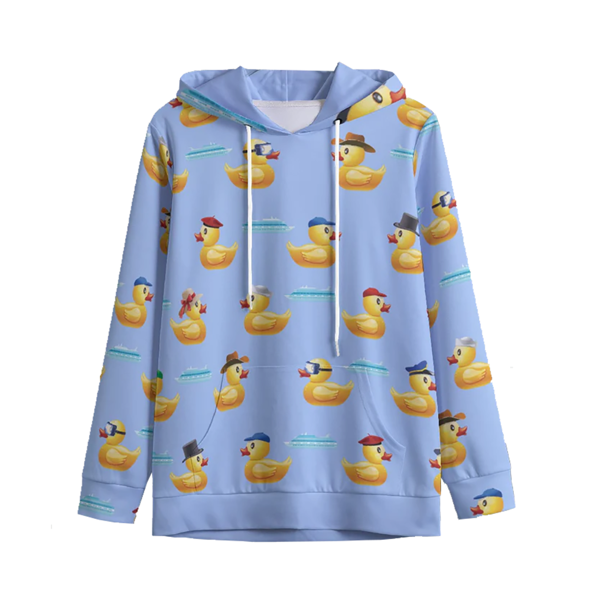 Ducky Women's Pullover Hoodie With Drawstring – CruisingQuackers