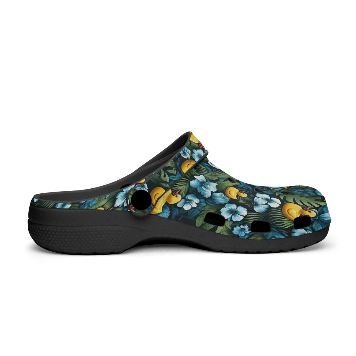 Ducky Royal Blue Hawaiian Clogs – Cruising Quackers
